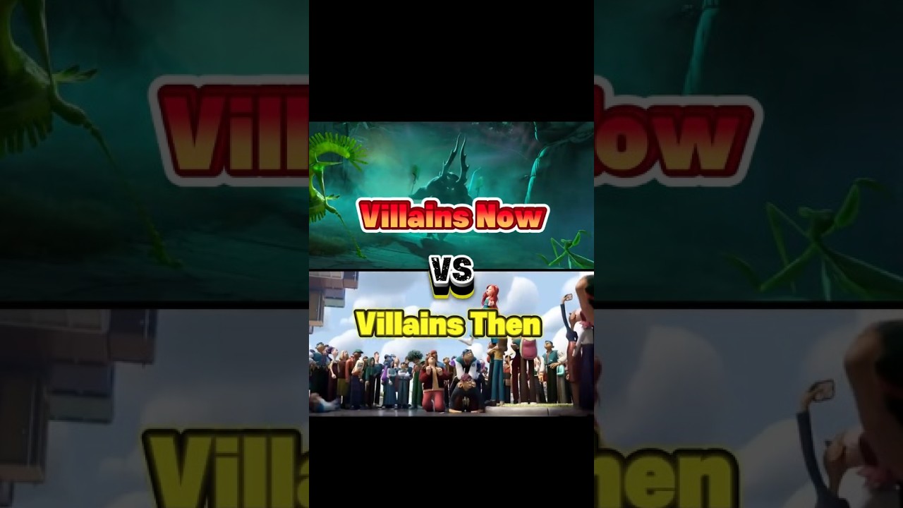 Who is the best ? Villain now or Villain Then #shorts #villain #cartoon #animation