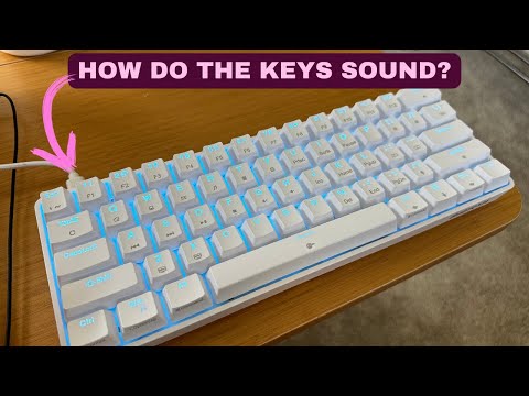 DIERYA 60% Mechanical Keyboard, DK61se Wired Gaming Keyboard with Blue Switches, LED Backlit Review