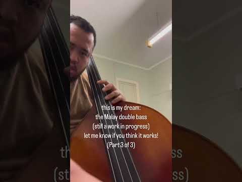 The Malay Double Bass Part 3 #doublebass #jazzbassist #melayu #classicalmusic #nzmusic