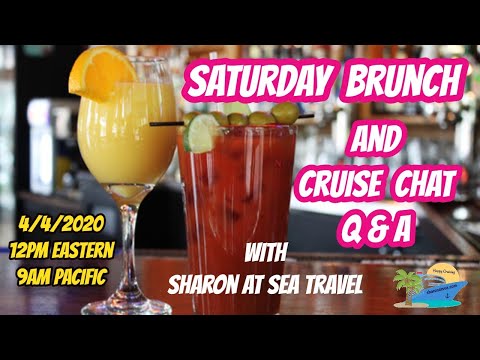 BRUNCH AND CRUISE CHAT Q & A WITH SHARON AT SEA TRAVEL