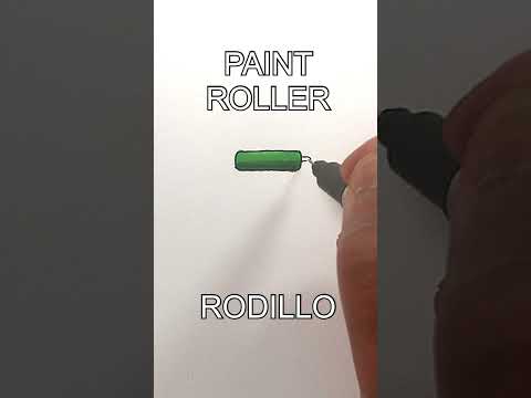 Learn Spanish! ¡Aprenda Inglés! PAINT ROLLER : EL RODILLO