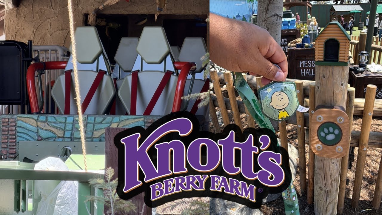 Knott’s Berry Farm Updates -  Montezooma Rides Vehicles Arrived & Beagle Scout Soft Opened