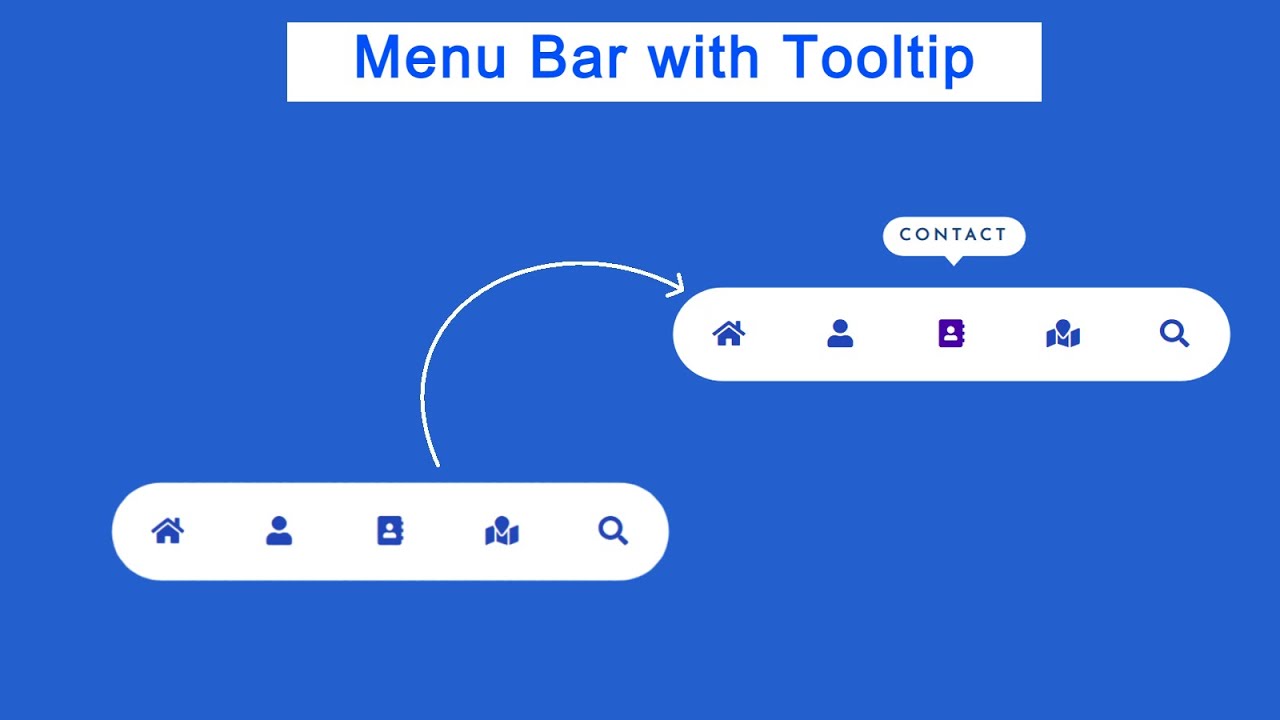 Magic Navigation Menu Indicator using Html CSS | Navigation Bar Using HTML & CSS