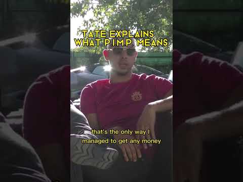 Tate explains what P.I.M.P meansπ€
