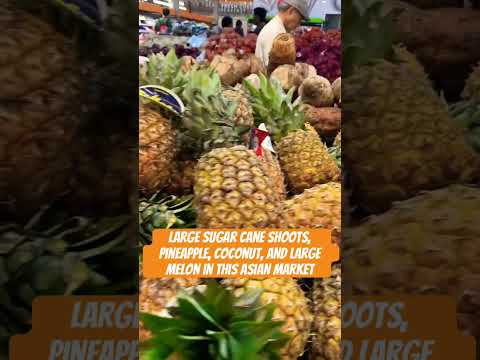 One of the best Asian Grocery Store in Orlando Florida is Enson Market #exoticfruit #sugarcane #usa