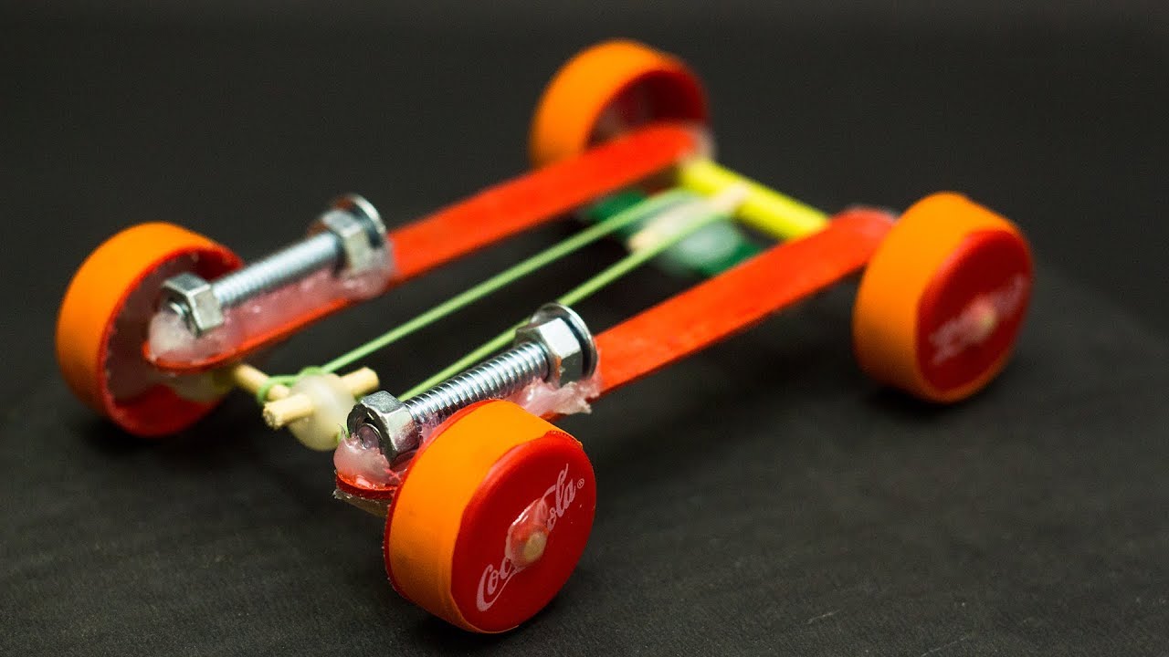 School Science Projects | Rubber Band Powered Car
