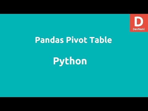 Learn Python Pandas Pivot Table - Mind Luster