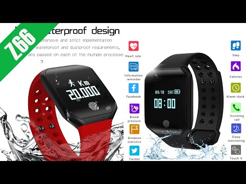 TOPWRX Z66 fitness tracker unboxing & Fast Review