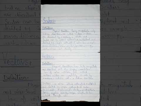 #definition #scalar #vector #physics #shortvideo