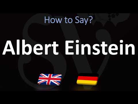 How to Pronounce Albert Einstein? (2 WAYS!) German Vs English Pronunciation