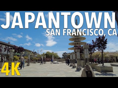 4K walking tour around Japantown San Francisco, CA - DJI Osmo Pocket 2 - 60FPS