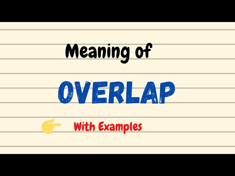 Overlap Meaning | Daily New English Words | Vocabgram