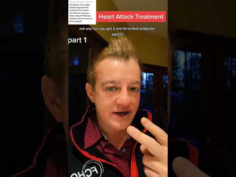 Treatment for heart attacks! #heartattack #acutemi #stemi #nstemi
