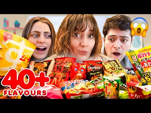 We Ate Every Single Japanese Potato Chip 🍟🇯🇵