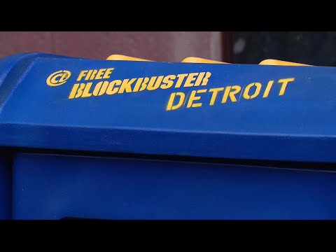Free Blockbuster movie box opens in Detroit's Eastern Market