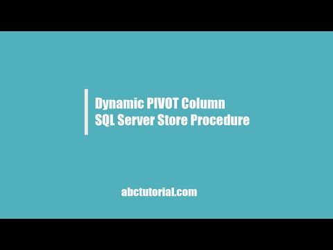 Dynamic Pivot Column Data in SQL Server | Rows convert to column in SQL Server