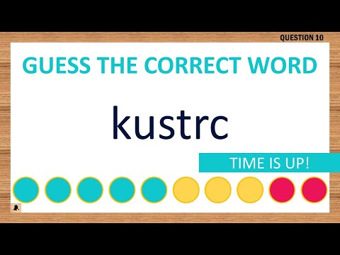 [Scrambled Word Game] Can You Unscramble These Words? 6 Letters