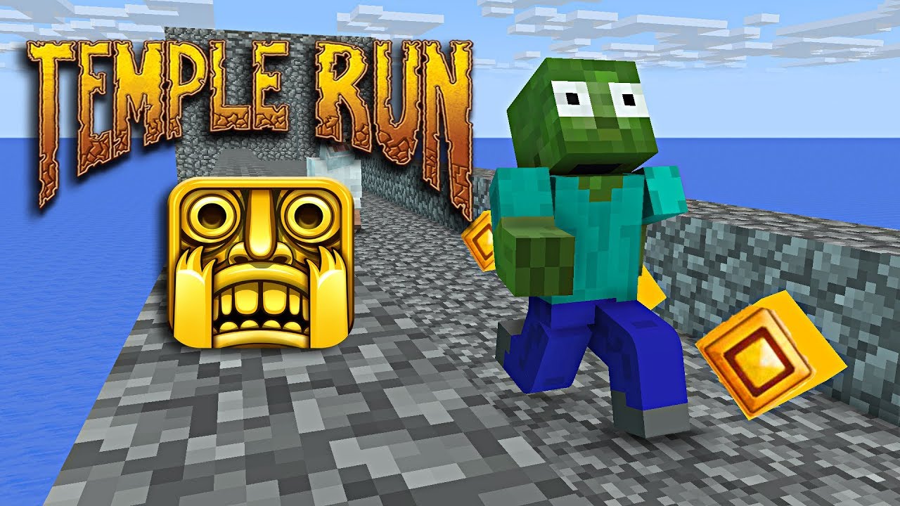 TEMPLE RUN CHALLENGE | Platabush Animation