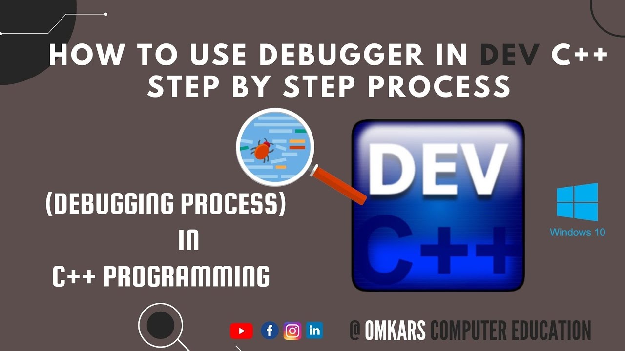 How to use Debugger in Dev c++ | Dev C++ Debugging Tutorial by Omkars