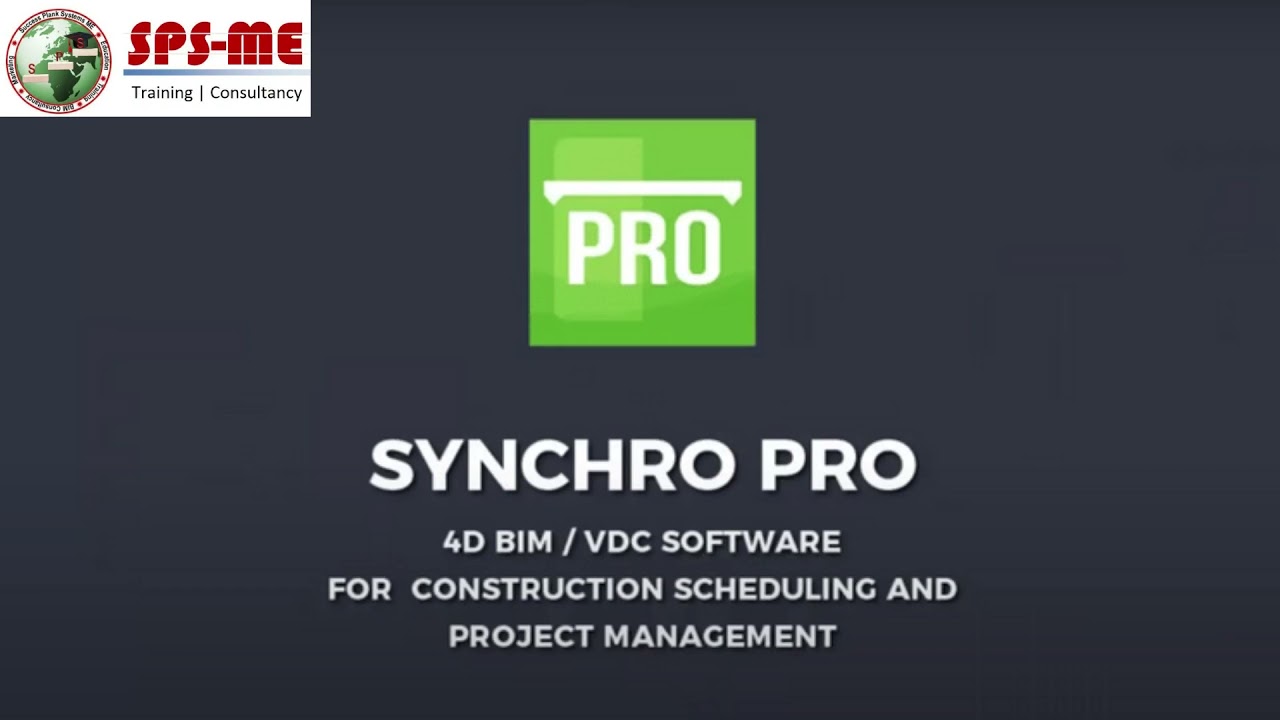 EXCLUSIVE #SYNCHRO #PRO #4D #BIM #PLANNING & #SCHEDULING ONLY AT #SPS #TRAININGS