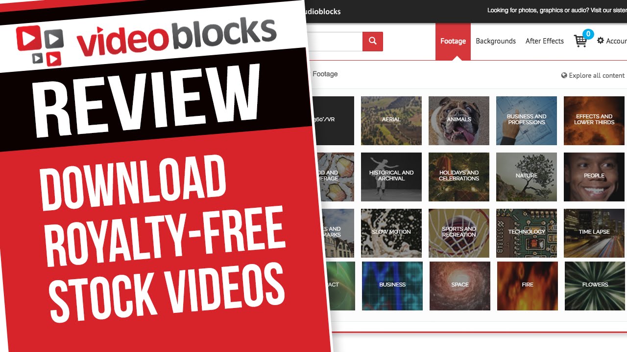 VIDEOBLOCKS Review - Download Royalty-Free Stock Videos, Backgrounds, and After Effects Templates