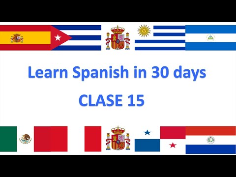 Learn Spanish in 30 days Lesson 15 hay, tener @learnspanisheasyandfast