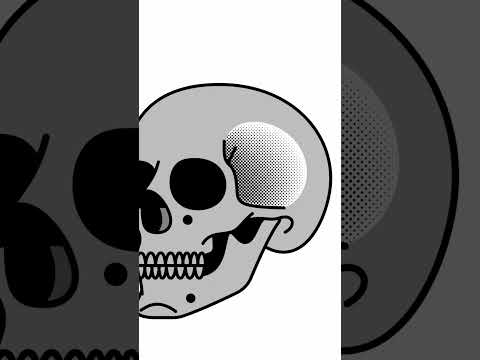 Create halftones in Illustrator #digitalilustration #art #illustrator #halftones #digital