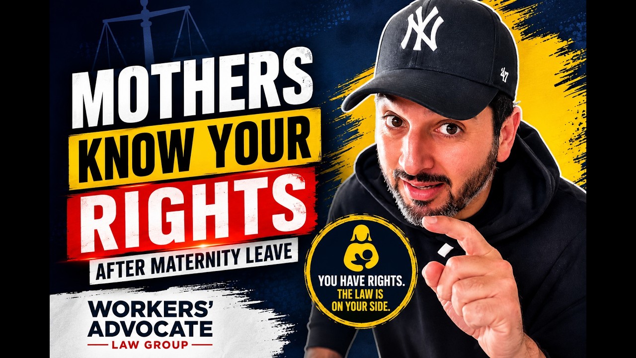 Moms Have Rights at Work | Maternity Leave Retaliation Is Illegal | Employment Lawyer Explains