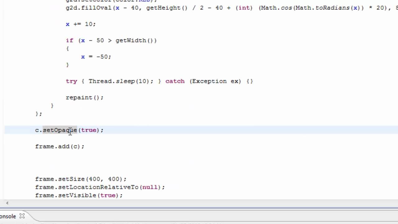 Java Tutorial - Motion Blur with Graphics2D