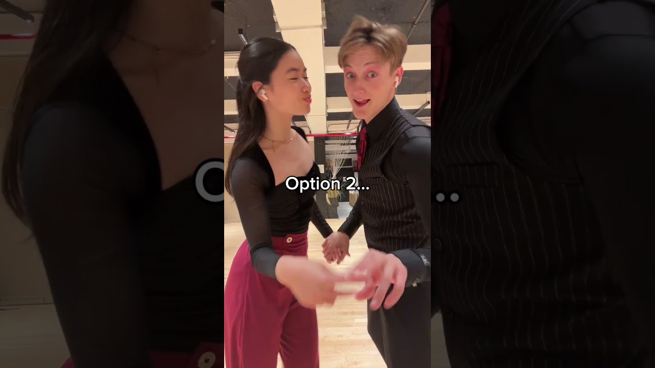 Did you see the difference??☺️🥰#ballroom #dance #smooth #couple #waltz #dancer