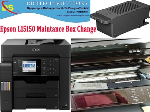 Epson L15150 Printer Maintenance Box Change | Replacement | Reset