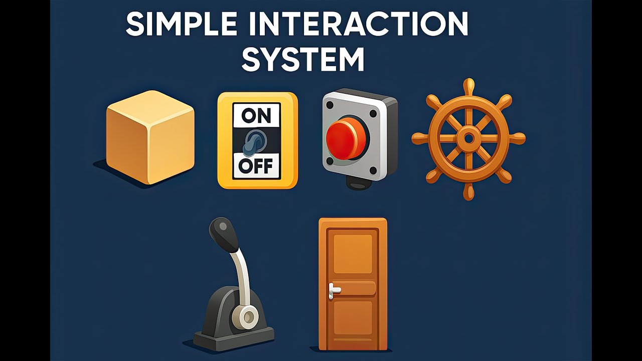 Simple Interaction System - Available on the Unity Asset Store.