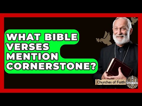 What Bible Verses Mention Cornerstone? - Churches Of Faith