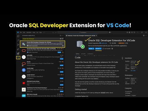 How to Use Oracle SQL Developer Extension in VS Code | W3Buddy