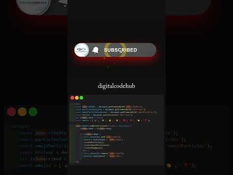 YouTube Subscribe Button | #html #css #javascript