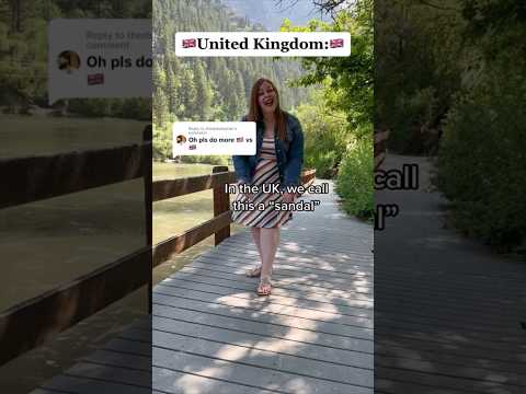 π¬π§Sandal, flip flop, or thong?πΊπΈ #ukvsusa #british #american #funny #shorts #words #uk #usa