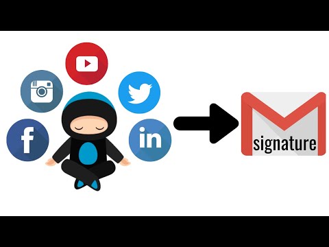 How To Add Social Media Icons Into Your Gmail Signature (Using Google Docs)