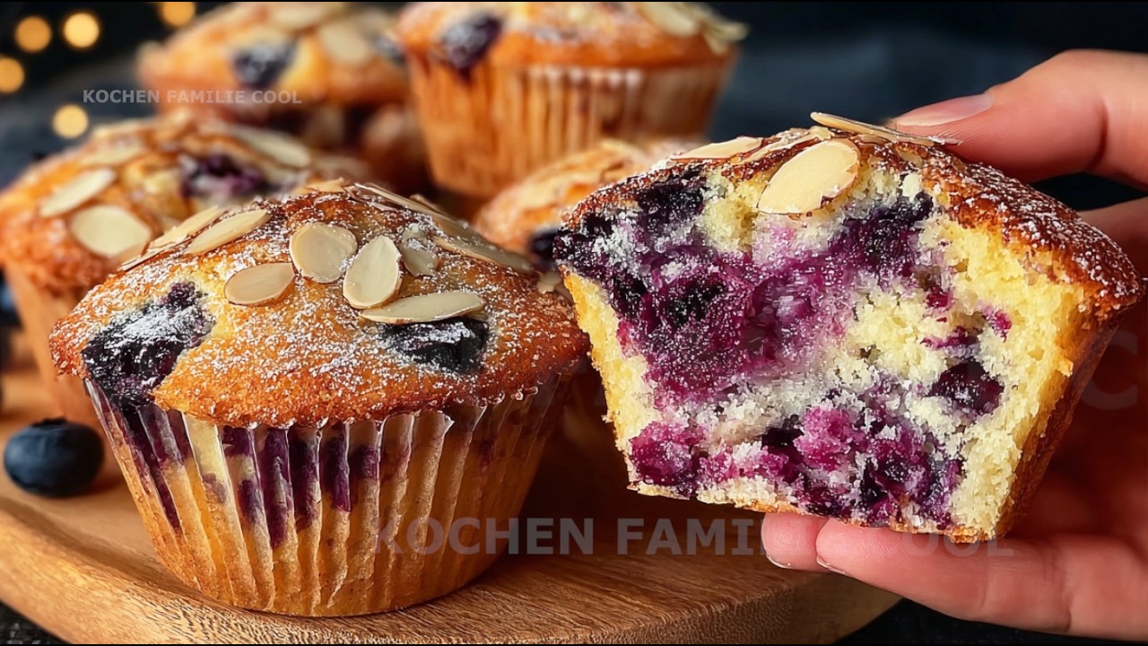 COTTAGE CHEESE Muffins 2 Ways High Protein  — Lemon and Blueberry, No Flour