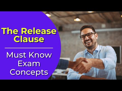 Release Clause: What is it? Real estate license exam questions.