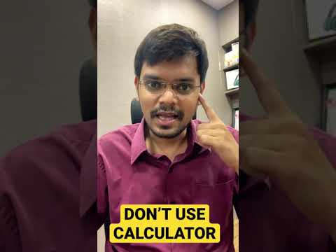 ❌ Don’t use Calculators (GATE 2024 aspirants)