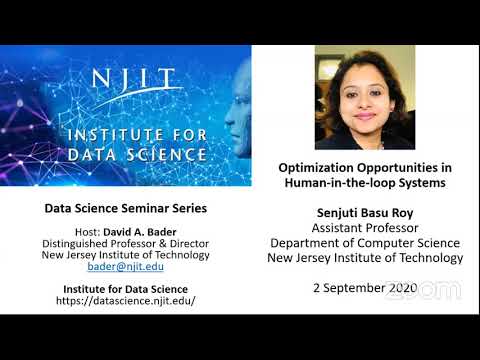 NJIT Data Science Seminar: Senjuti Basu Roy, NJIT