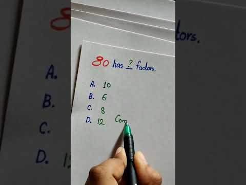 80 has _ factor #shorts #maths #youtubeshorts #youtube
