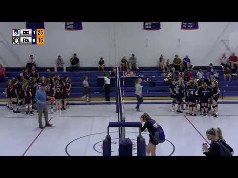 CBS Middle School Girls Volleyball Game
