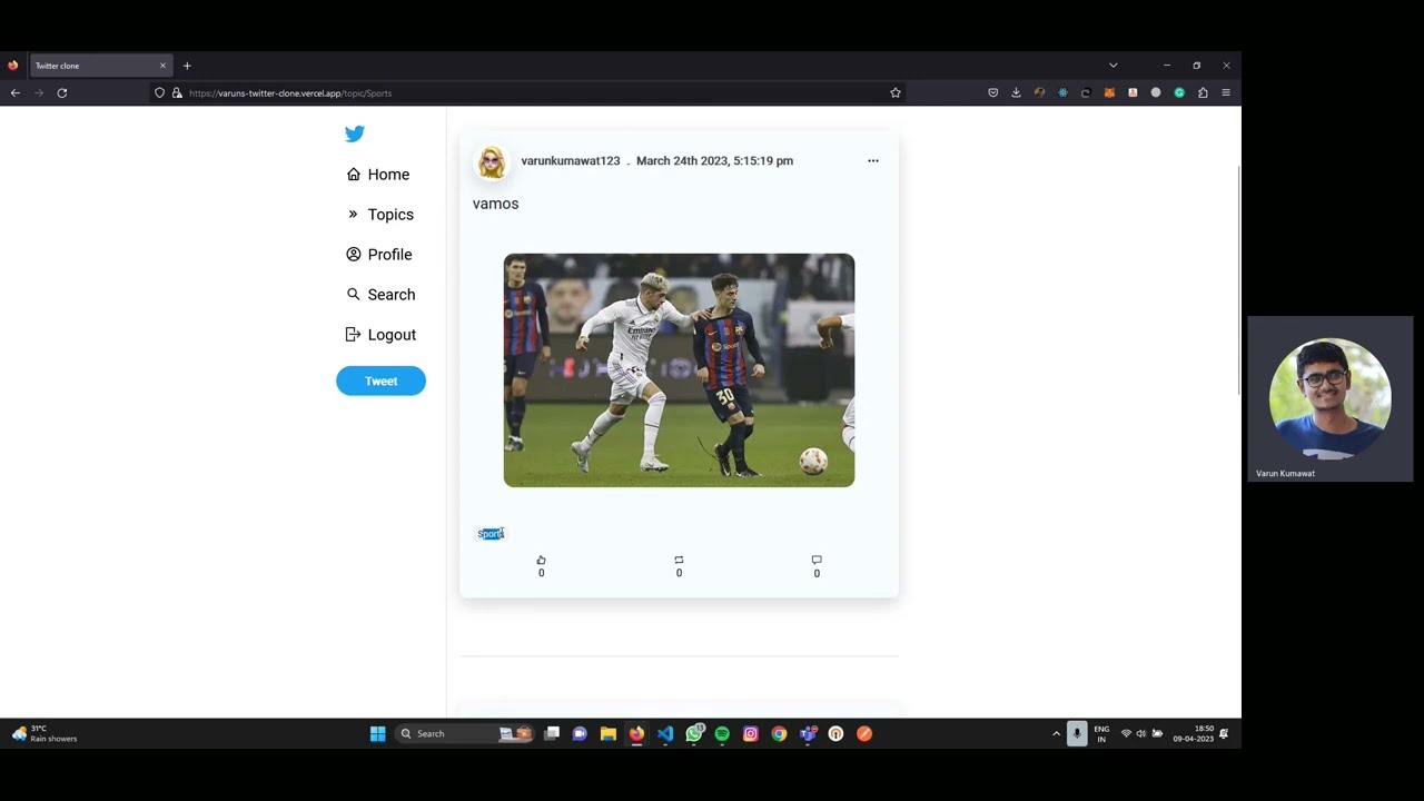 Twitter Clone Demo(UPDATED)