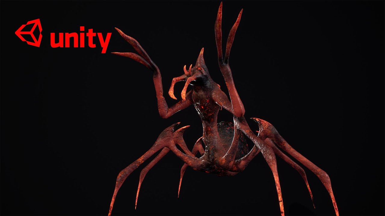 Hell arachnid (Unity engine ready model)