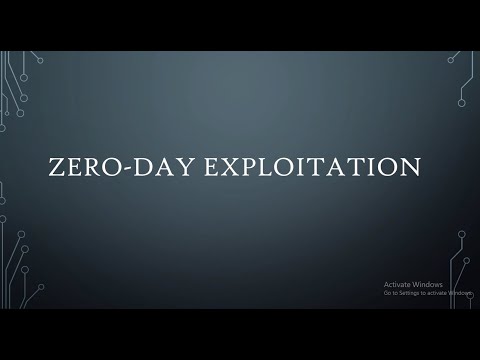 Zero-day exploits.