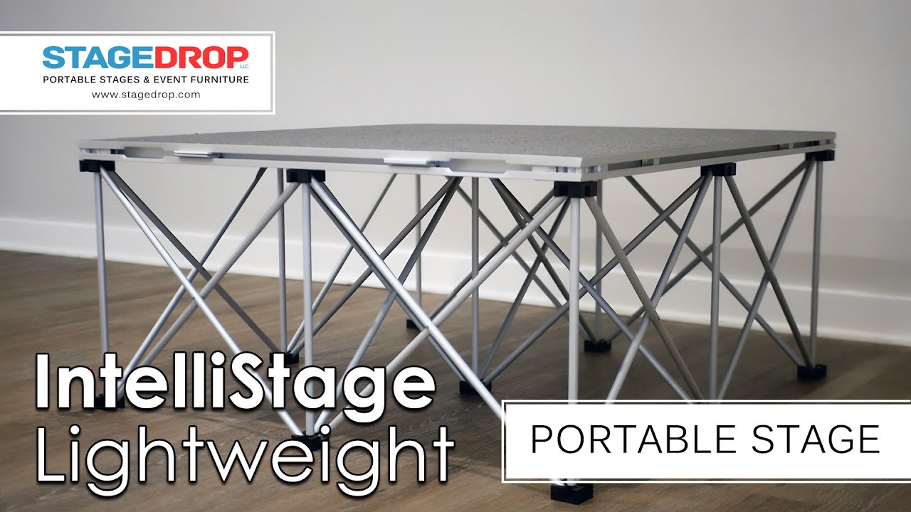 IntelliStage Lightweight Portable Stages - StageDrop
