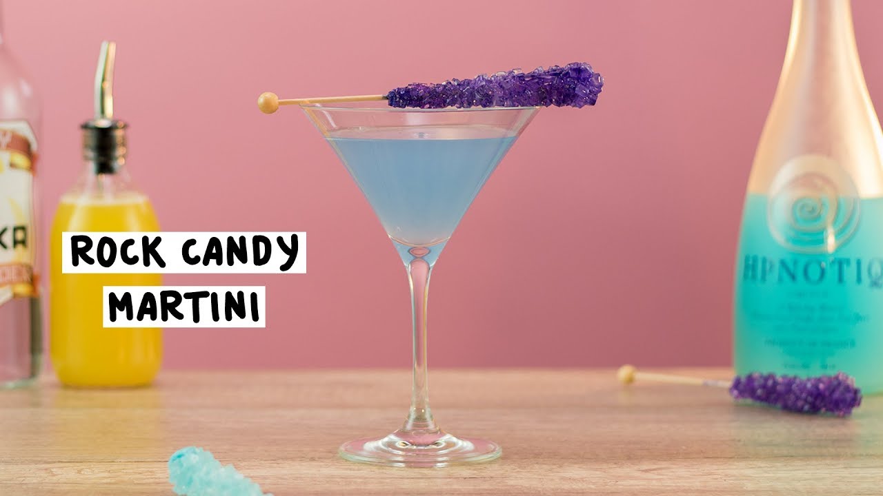 Rock Candy Martini - Tipsy Bartender