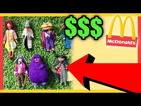 10 RARE MCDONALDS TOYS WORTH MONEY - COLLECTIBLE HAPPY MEAL TOYS