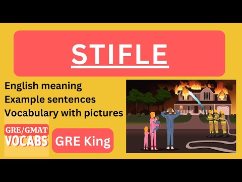 Stifle meaning | Stifle Definition | Stifle example sentences | what does Stifle mean